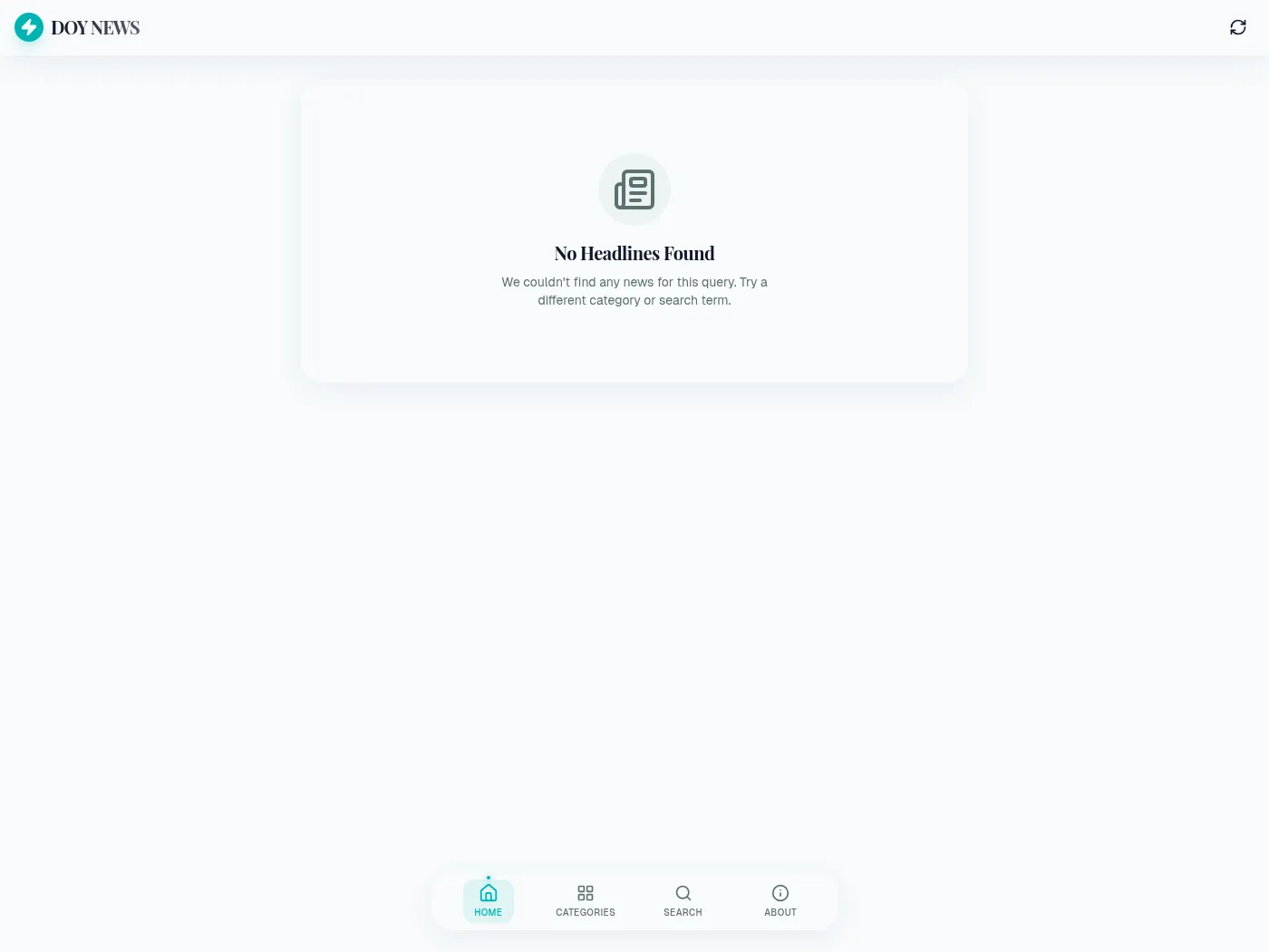 DOY News Liquid Glass App