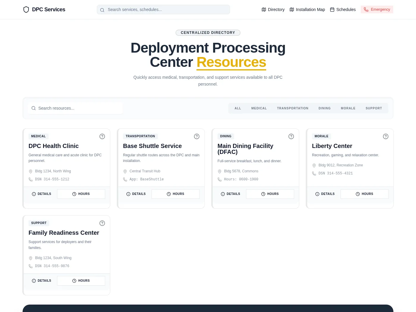 DPC Services Directory