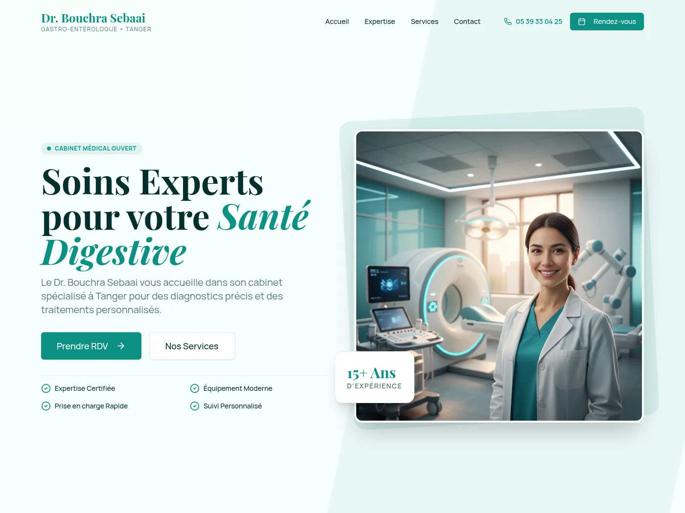 Dr. Bouchra Profile Site
