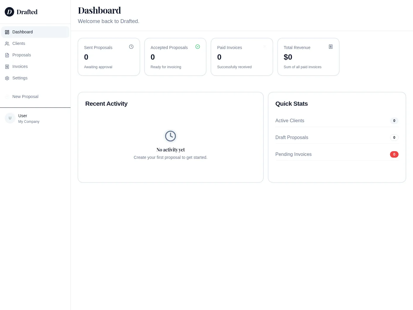 Drafted Freelance Suite