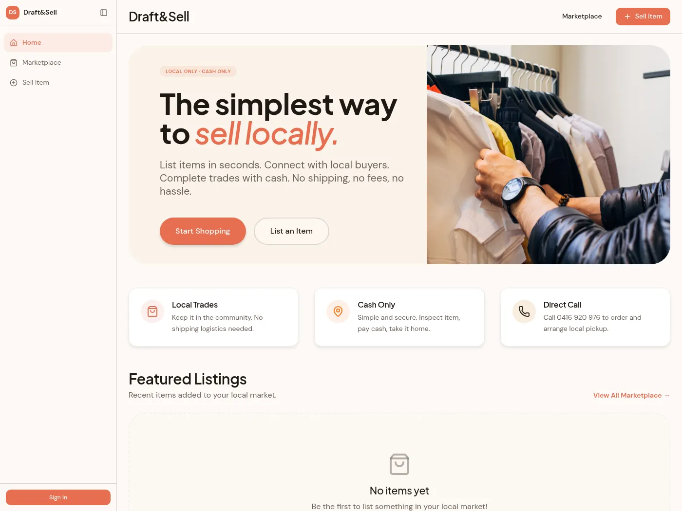 Draft&Sell Local Market