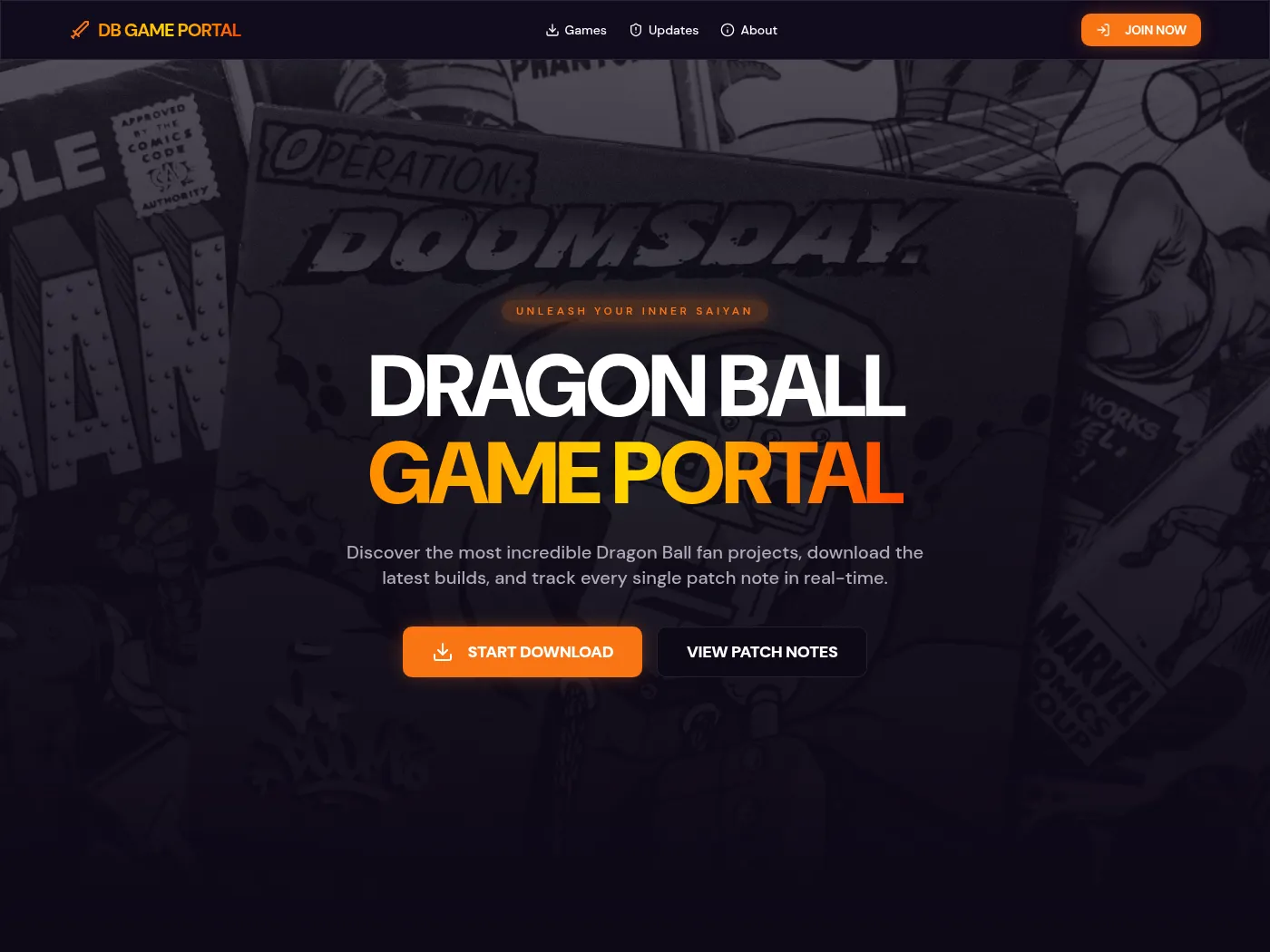 DragonBall Game Portal
