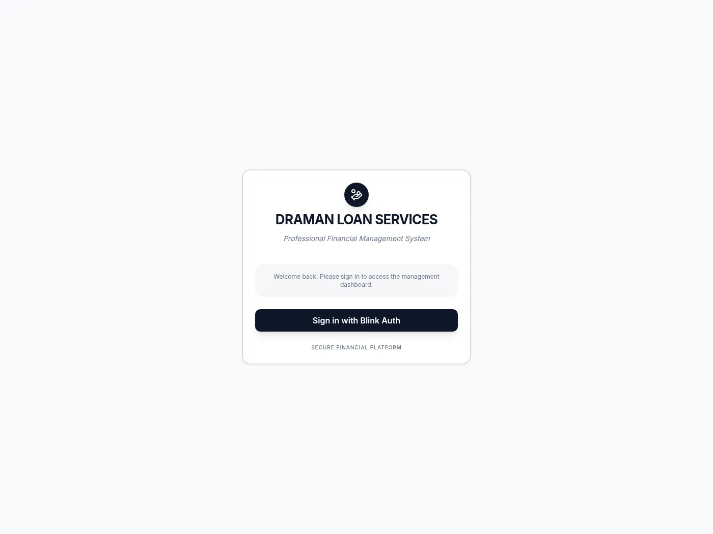 Draman Loan Services System