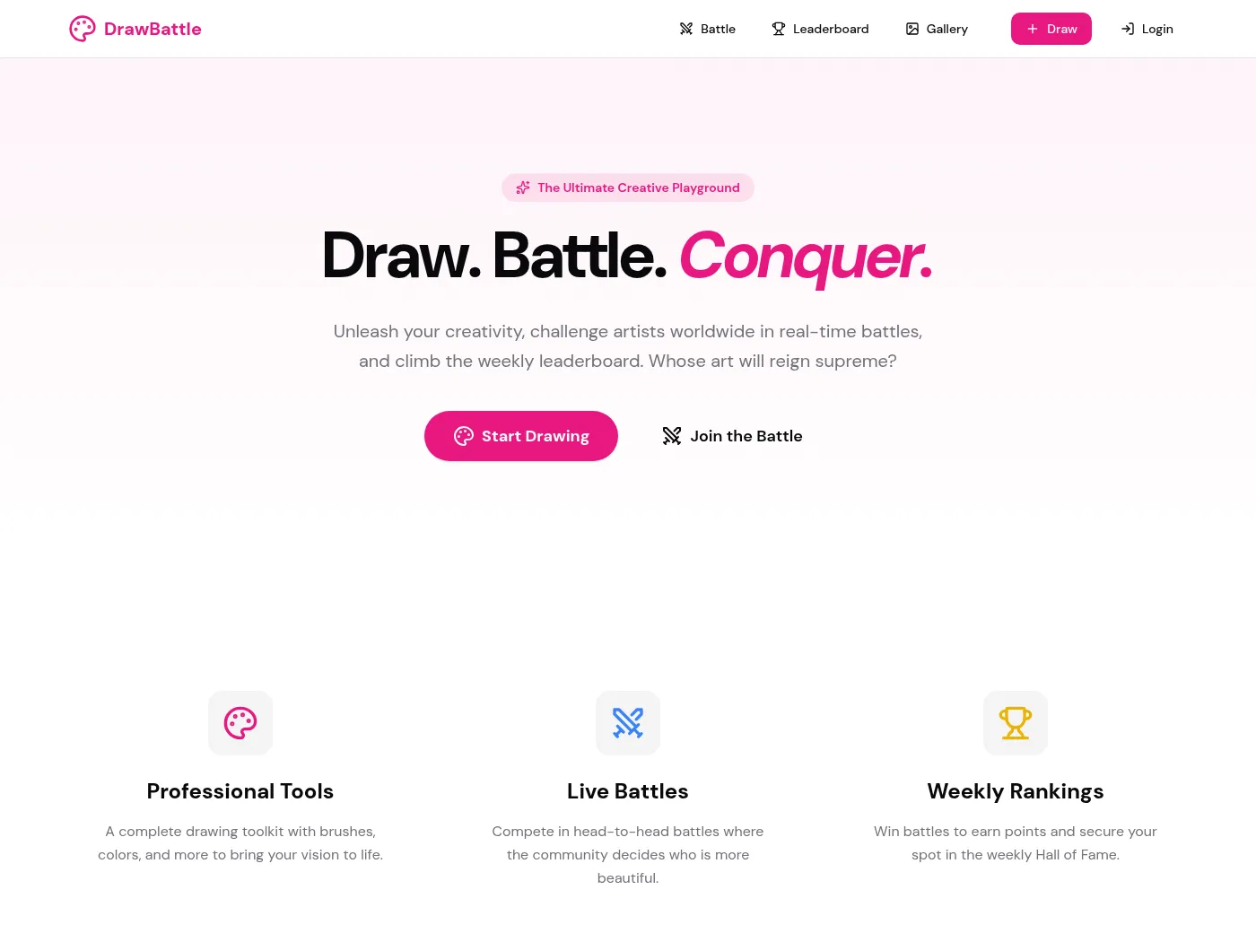 Draw & Vote Battle