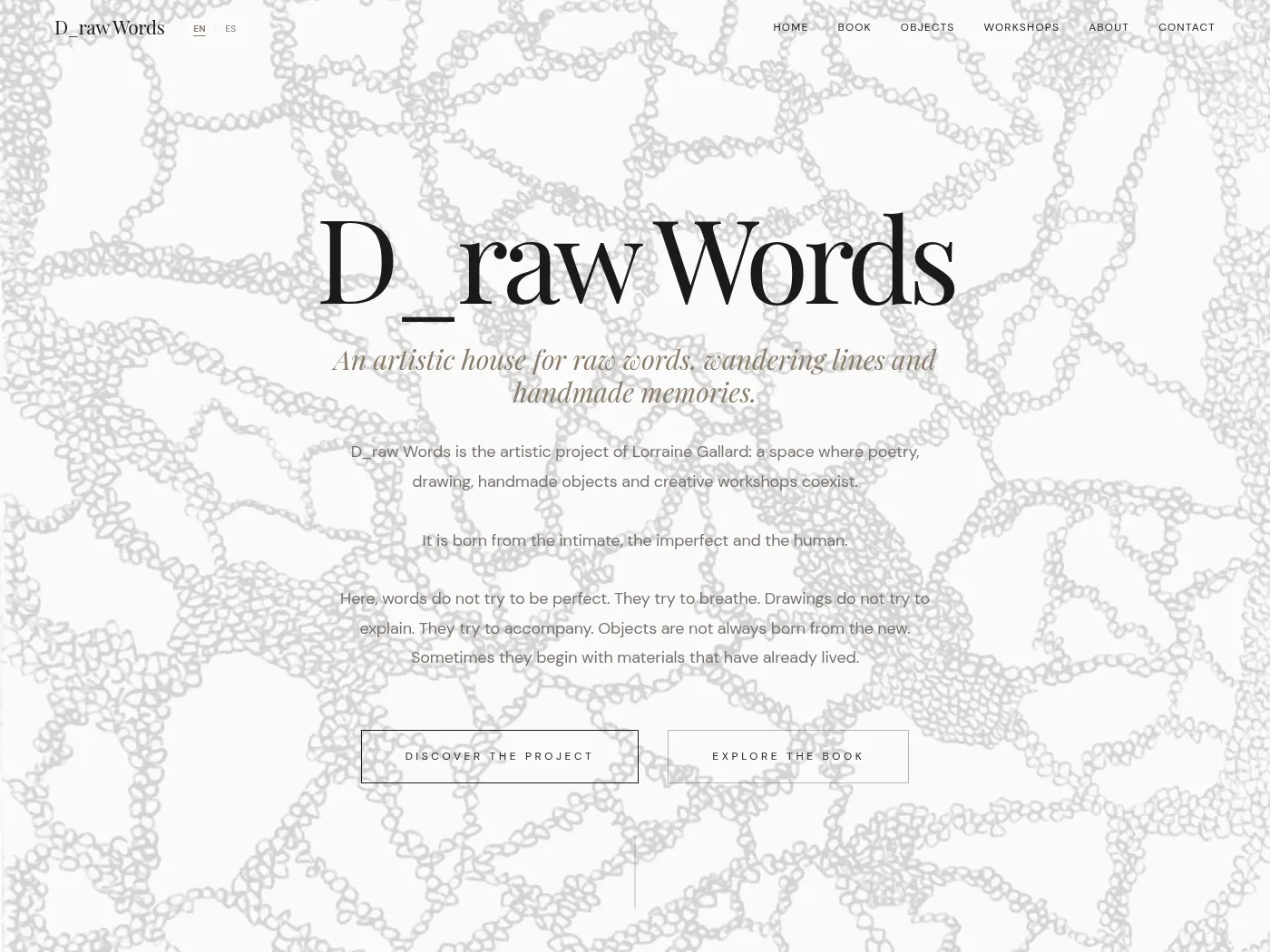 D_raw Words Art Web