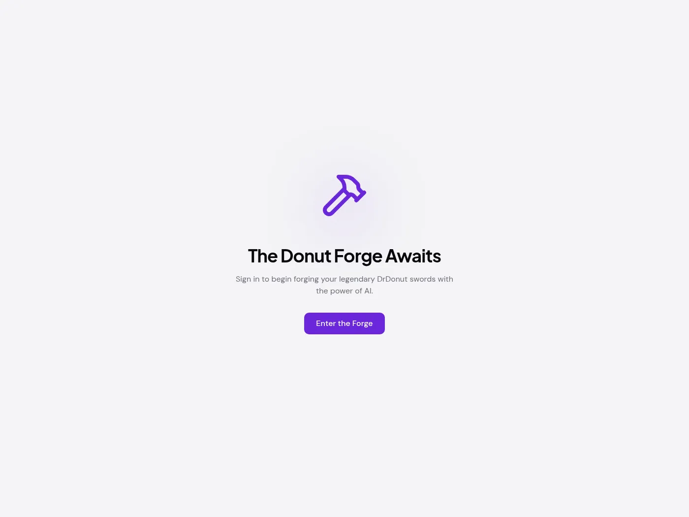 DrDonut Sword AI Forge