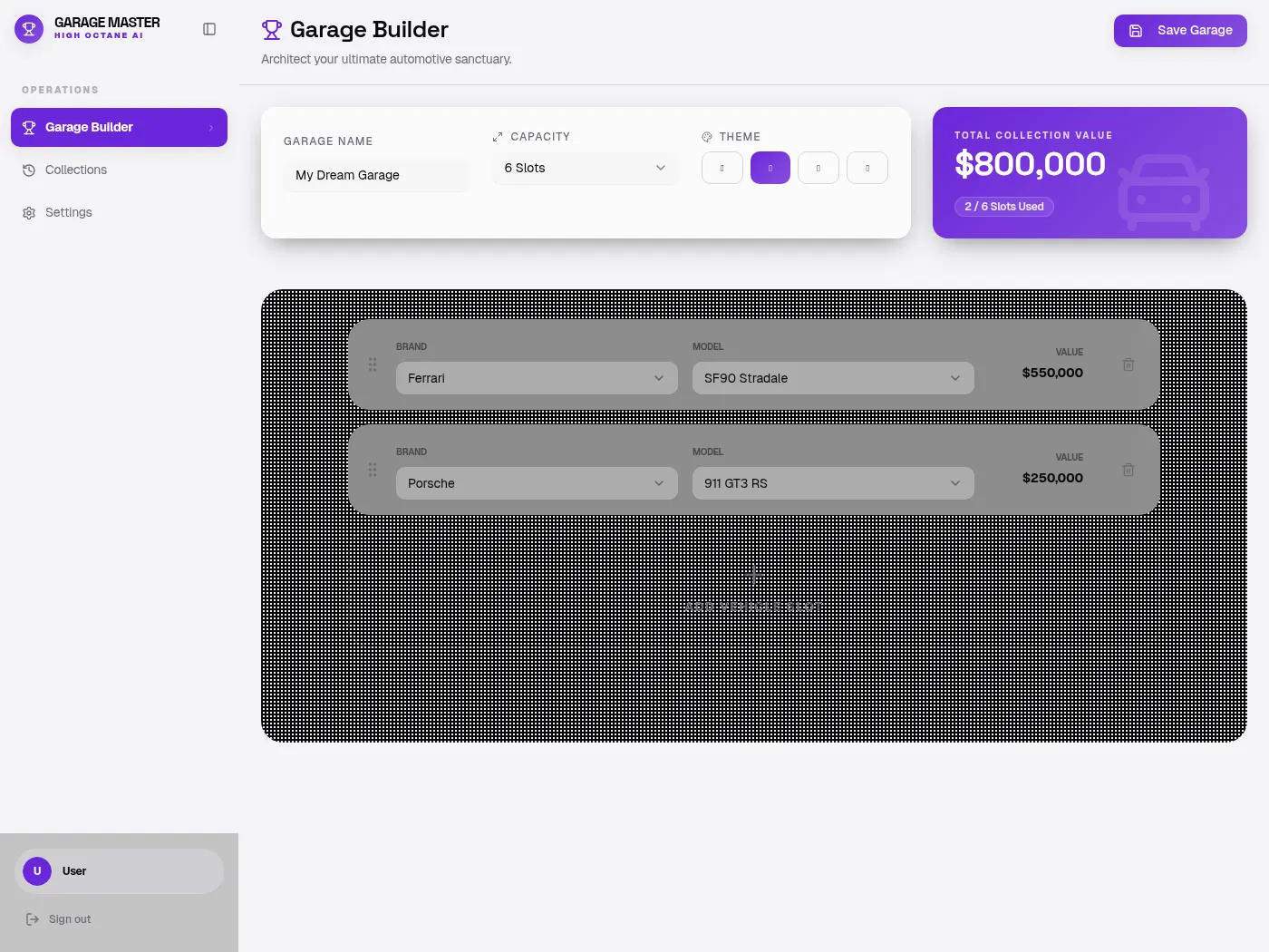 Dream Garage Builder
