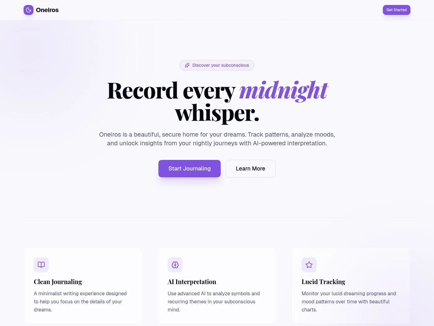 Dream Journal App