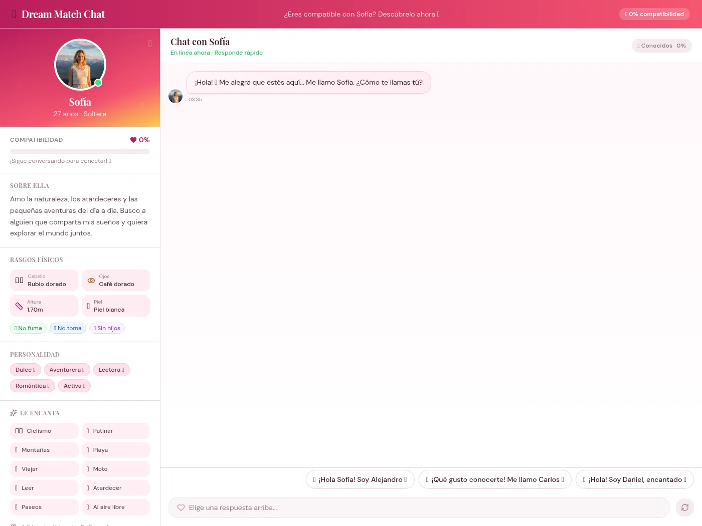 Dream Match Chat
