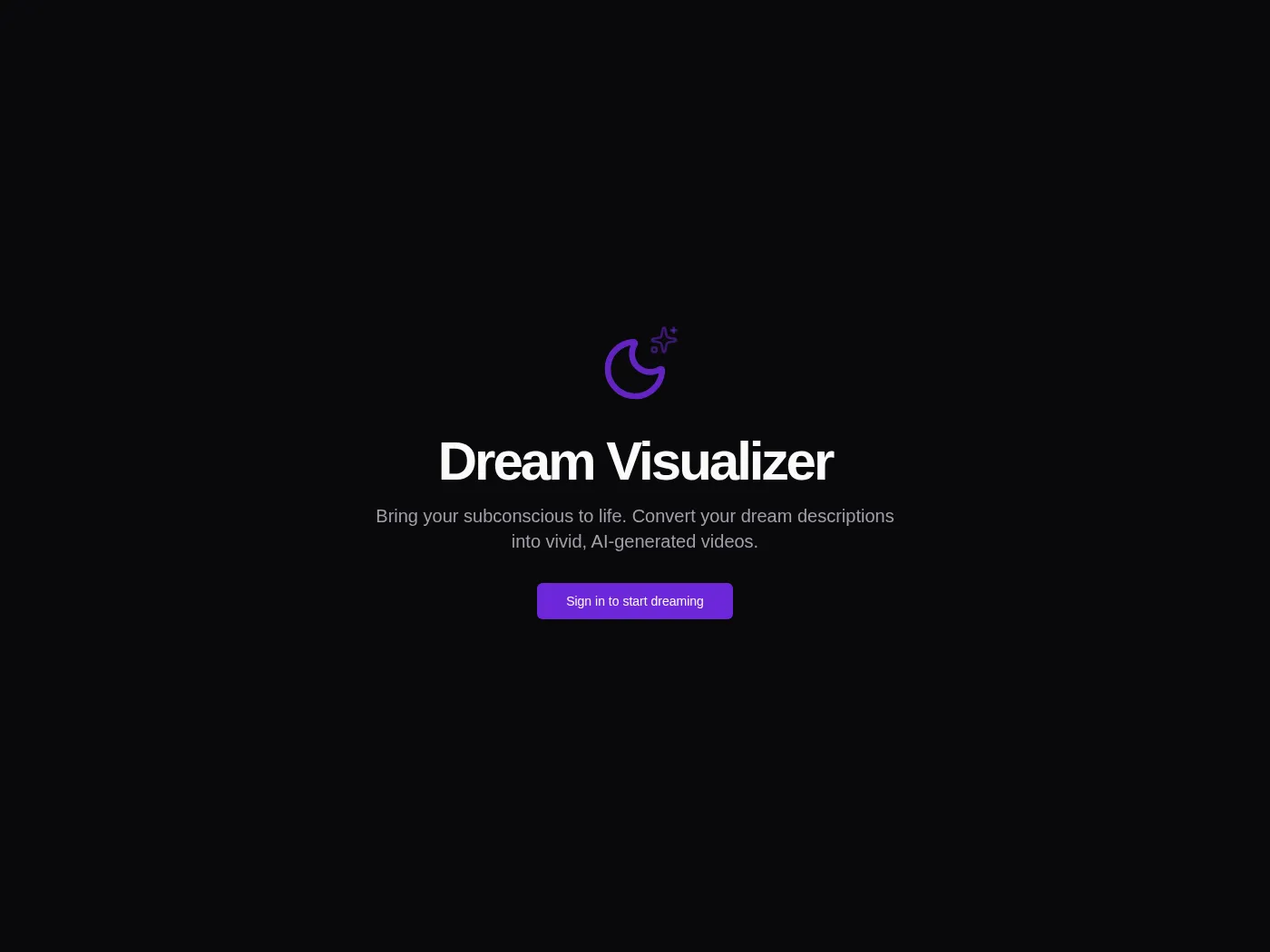 Dream Visualizer App