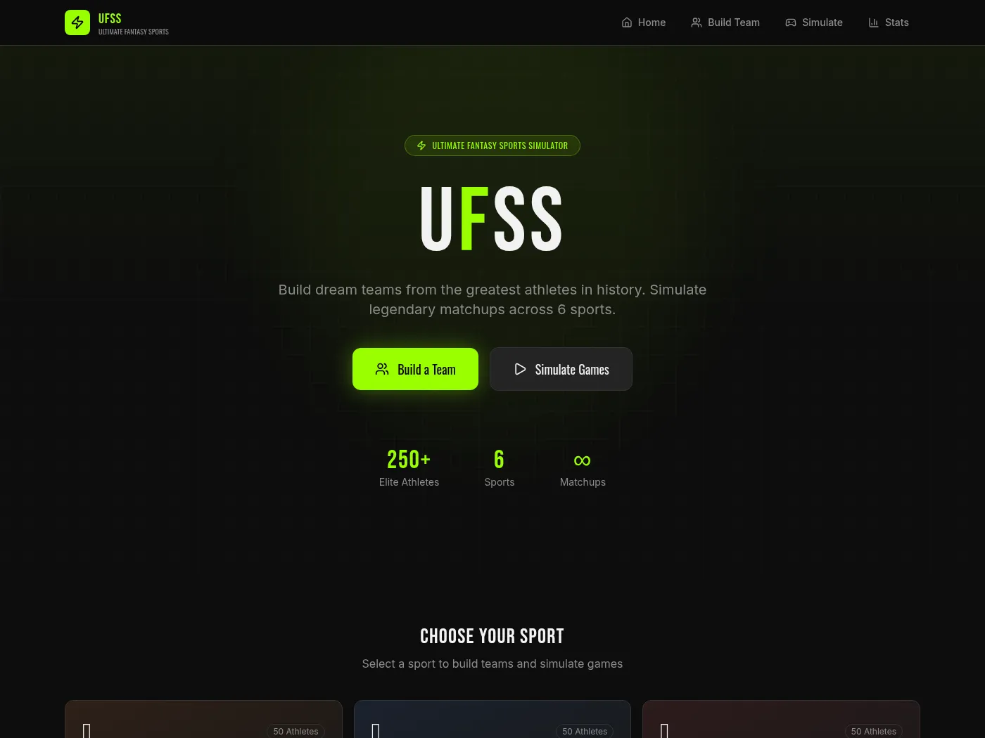 Ultimate Fantasy Sports Simulator