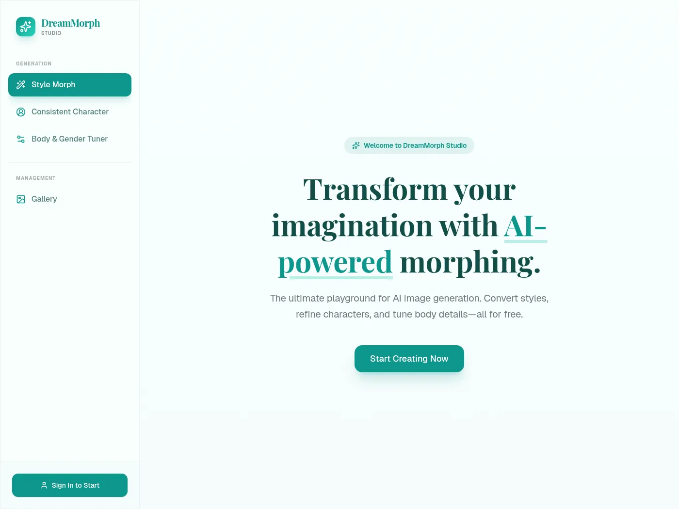 DreamMorph Studio