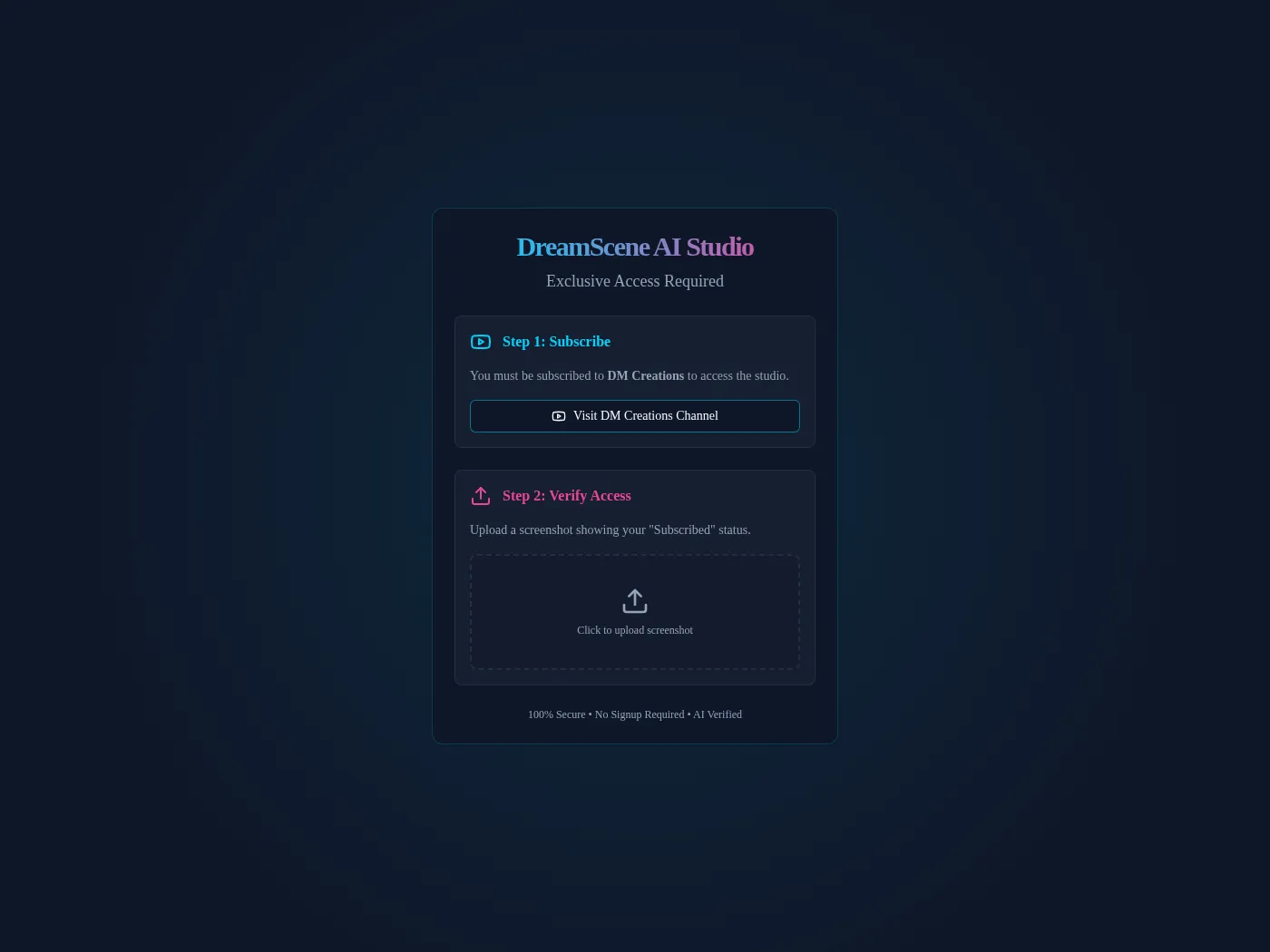 DreamScene AI Studio