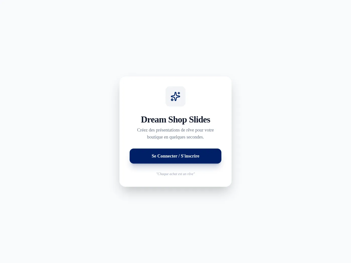 Dream Shop Slides