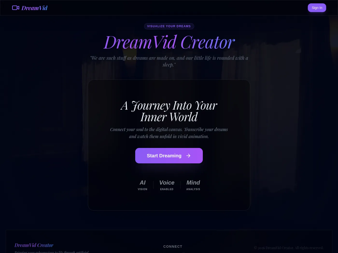 DreamVid Creator
