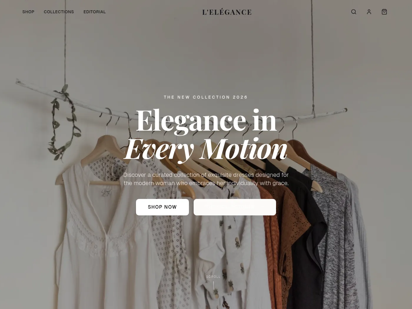 Dress Shop Website
