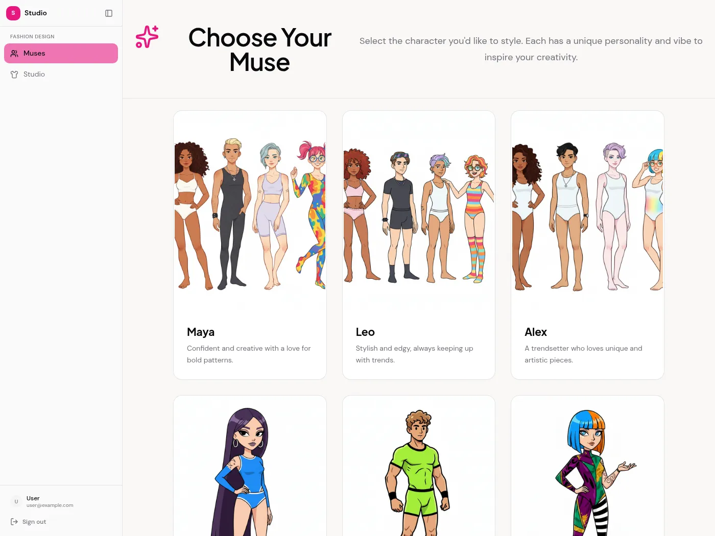 Virtual Dress-Up Studio