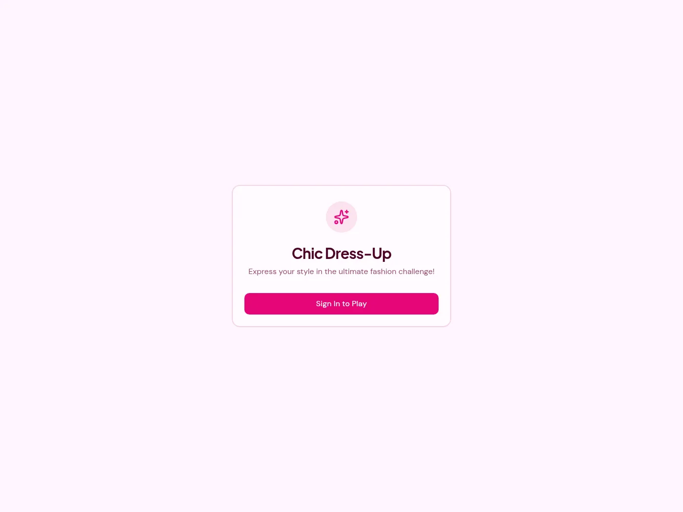 Chic Dress-Up Challenge