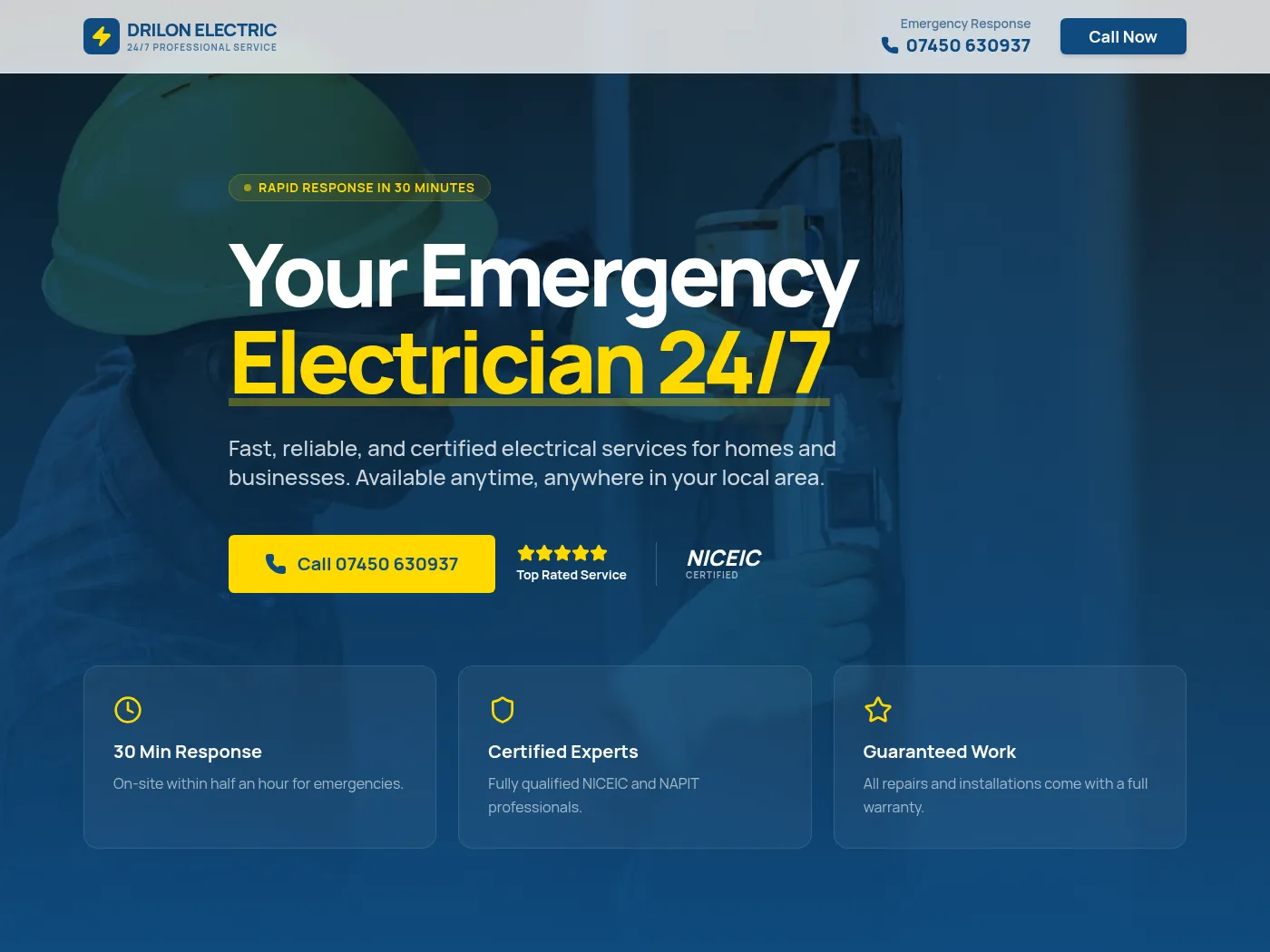 Drilon Electric Website