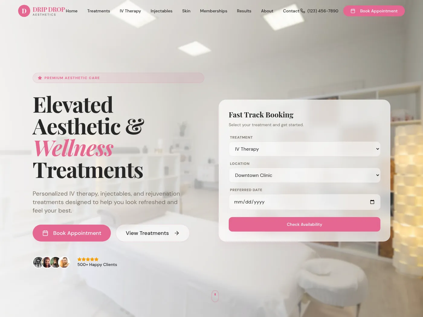 Drip Drop Aesthetics Web