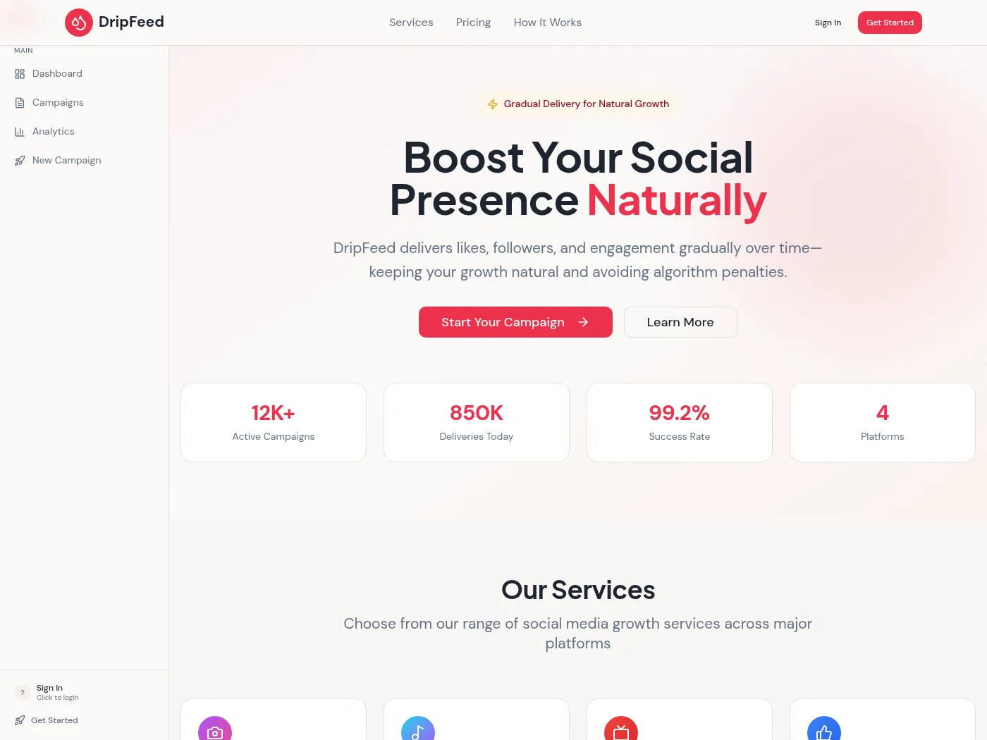 DripFeed SMM Hub