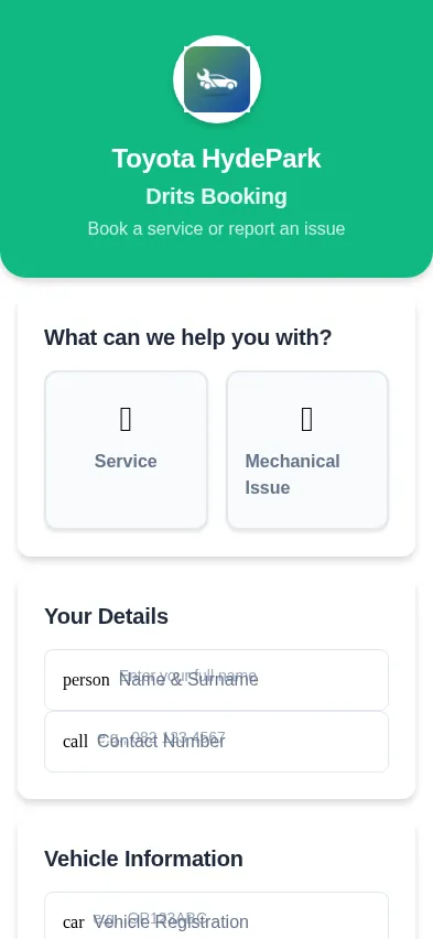 Drits Booking
