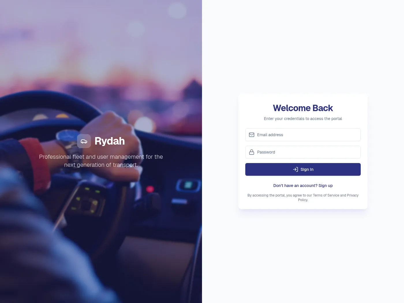 DriveAdmin Portal