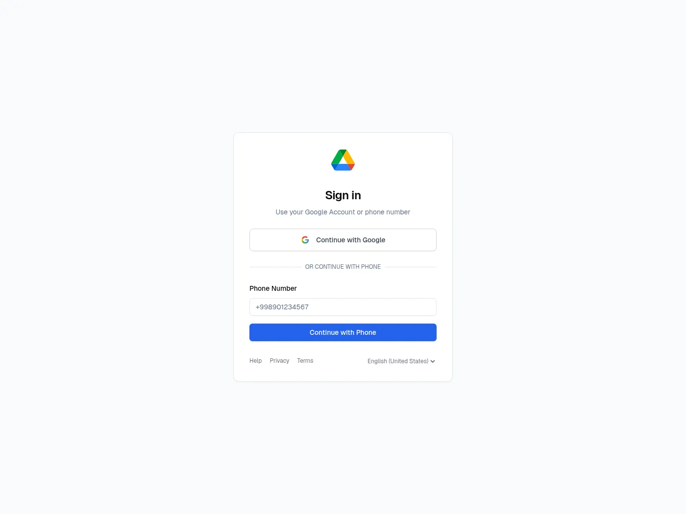 AI Drive Auth Portal