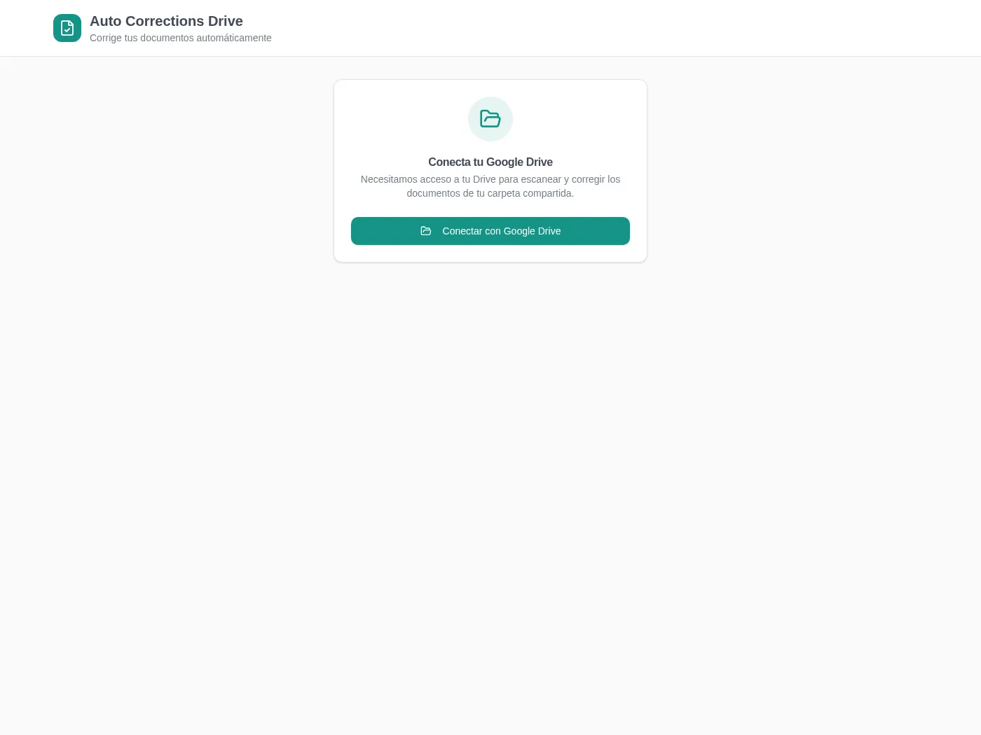 Auto Corrections Drive