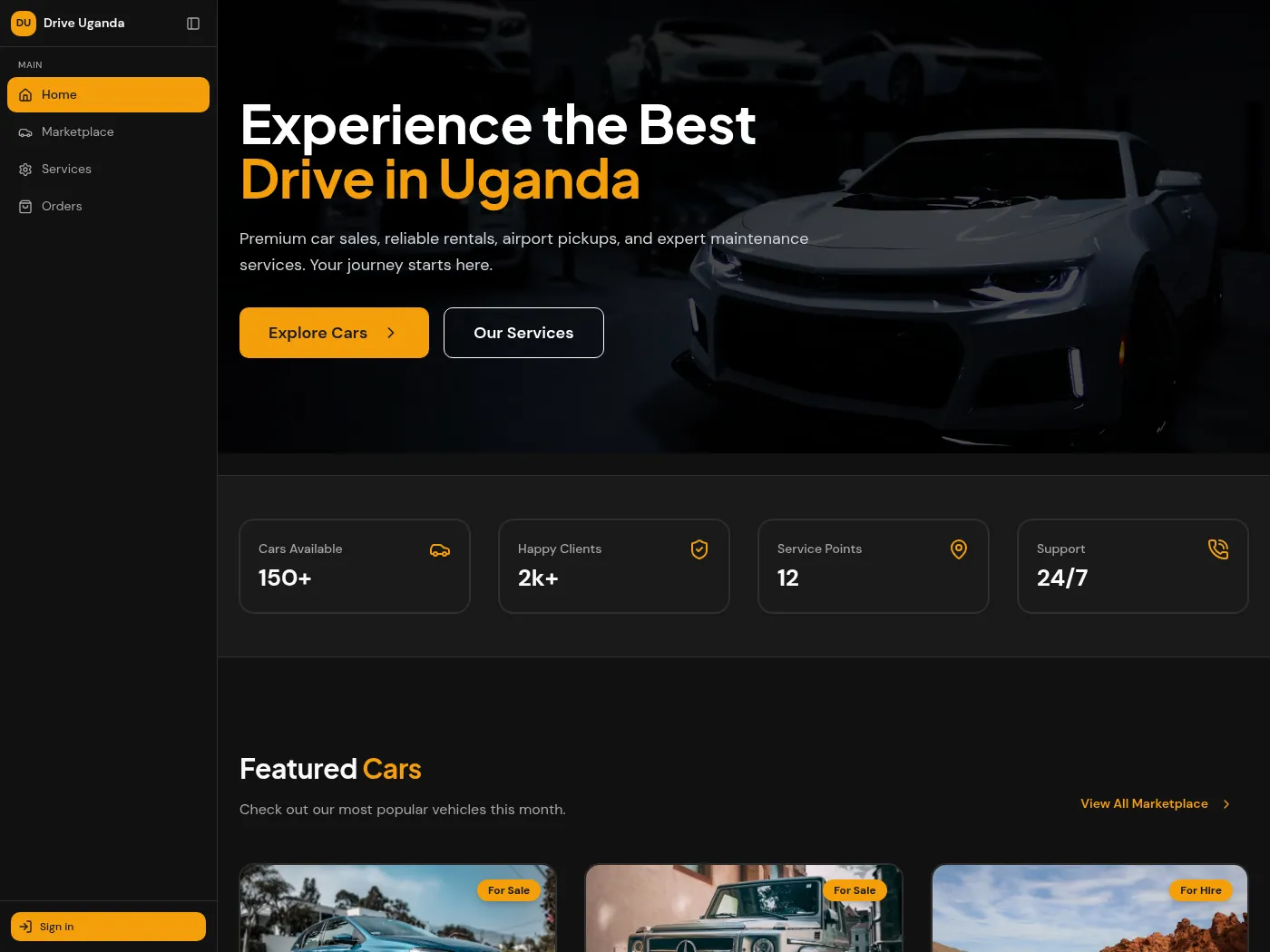 Drive Uganda Portal