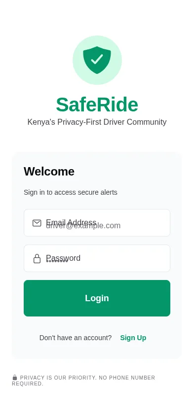 SafeRide Driver Community