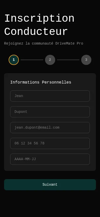 DriveMate Covoiturage Pro