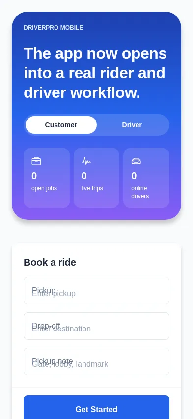 DriverPro Mobile