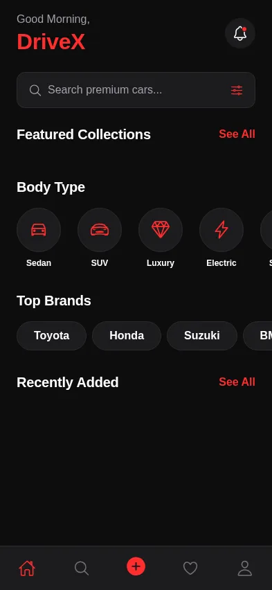 DriveX Mobile Marketplace