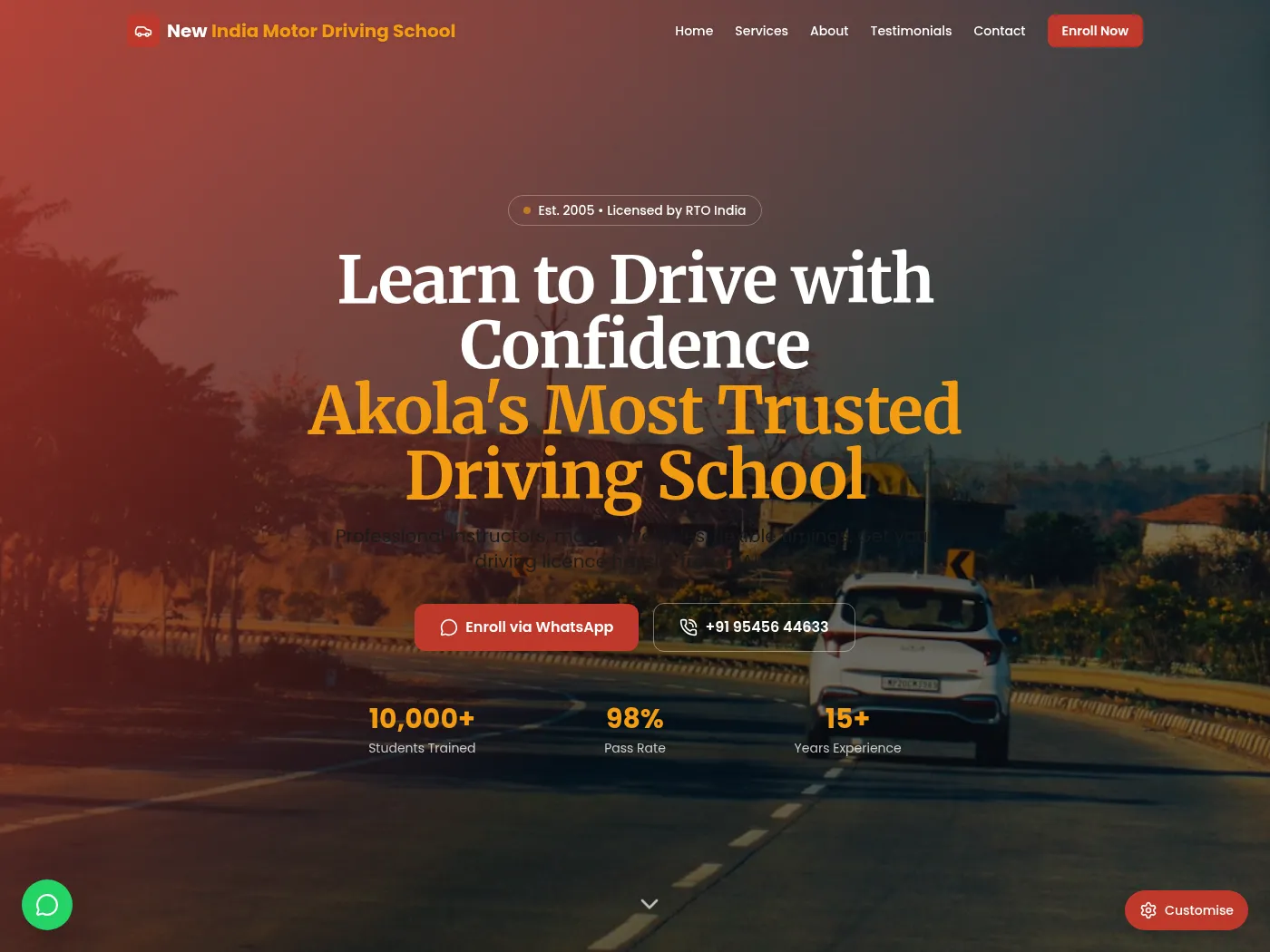 DriveSmart India Website