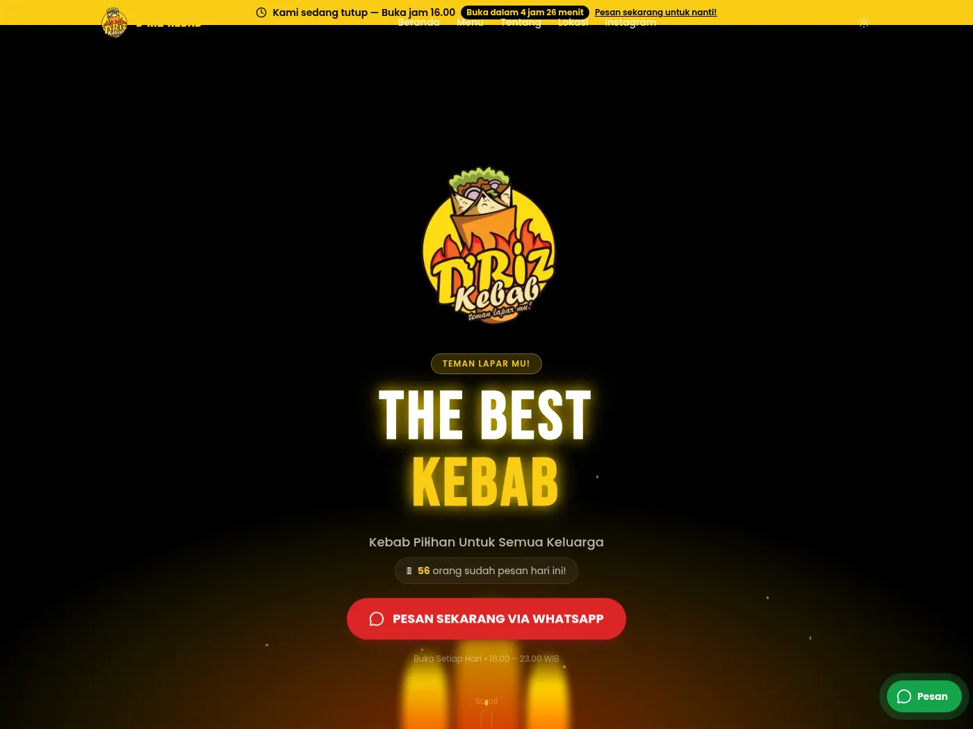 D'Riz Kebab Web App