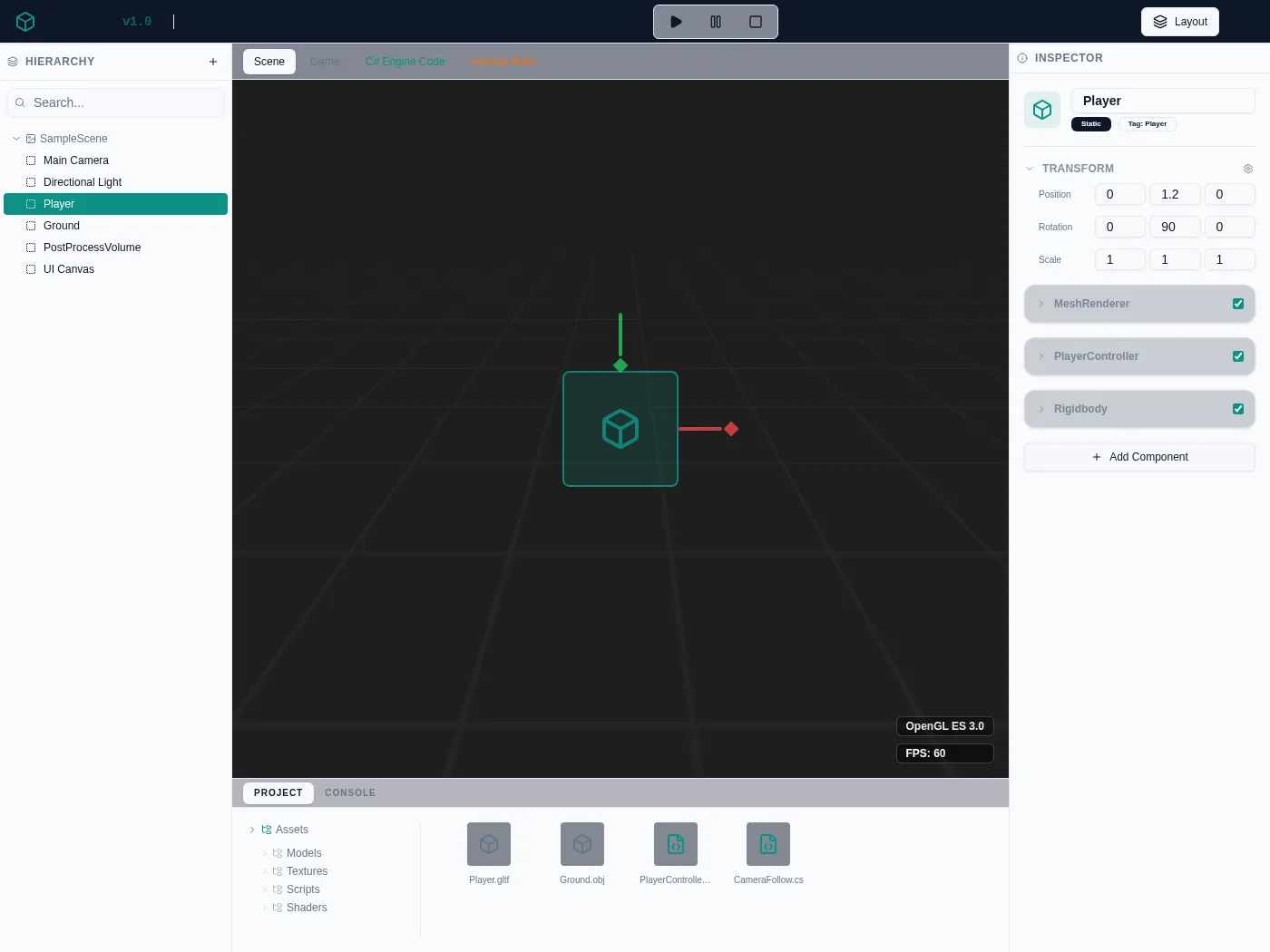 DroidUnity Engine