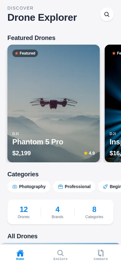Drone Difference Explorer