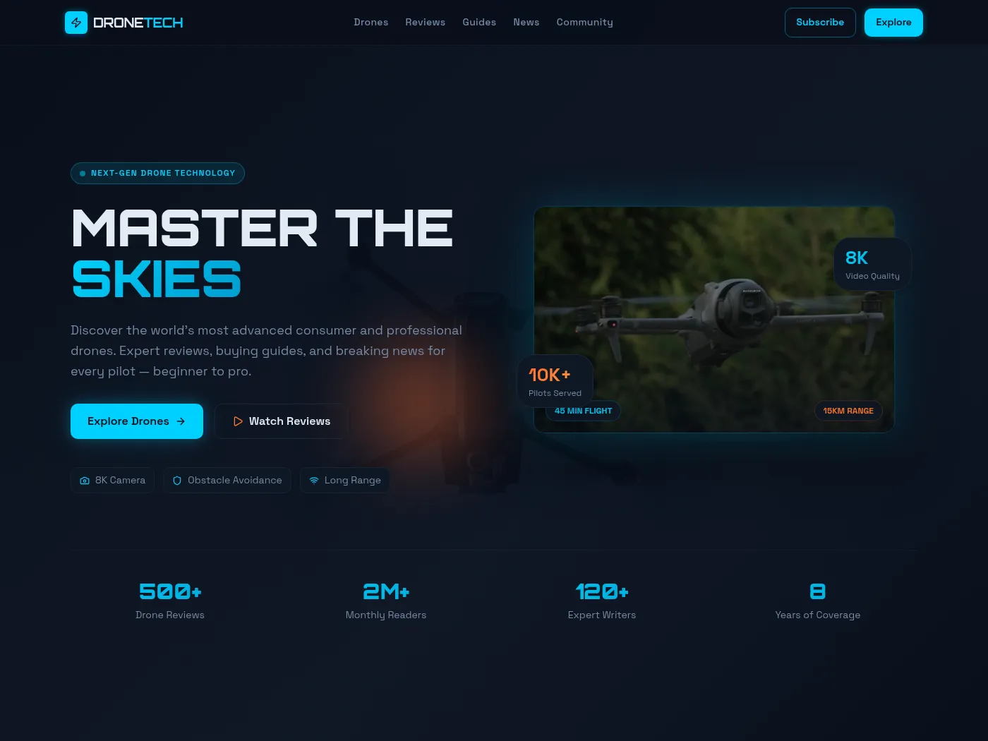DroneTech Portal