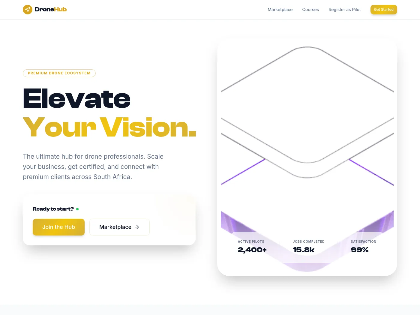 DroneHub Services Portal