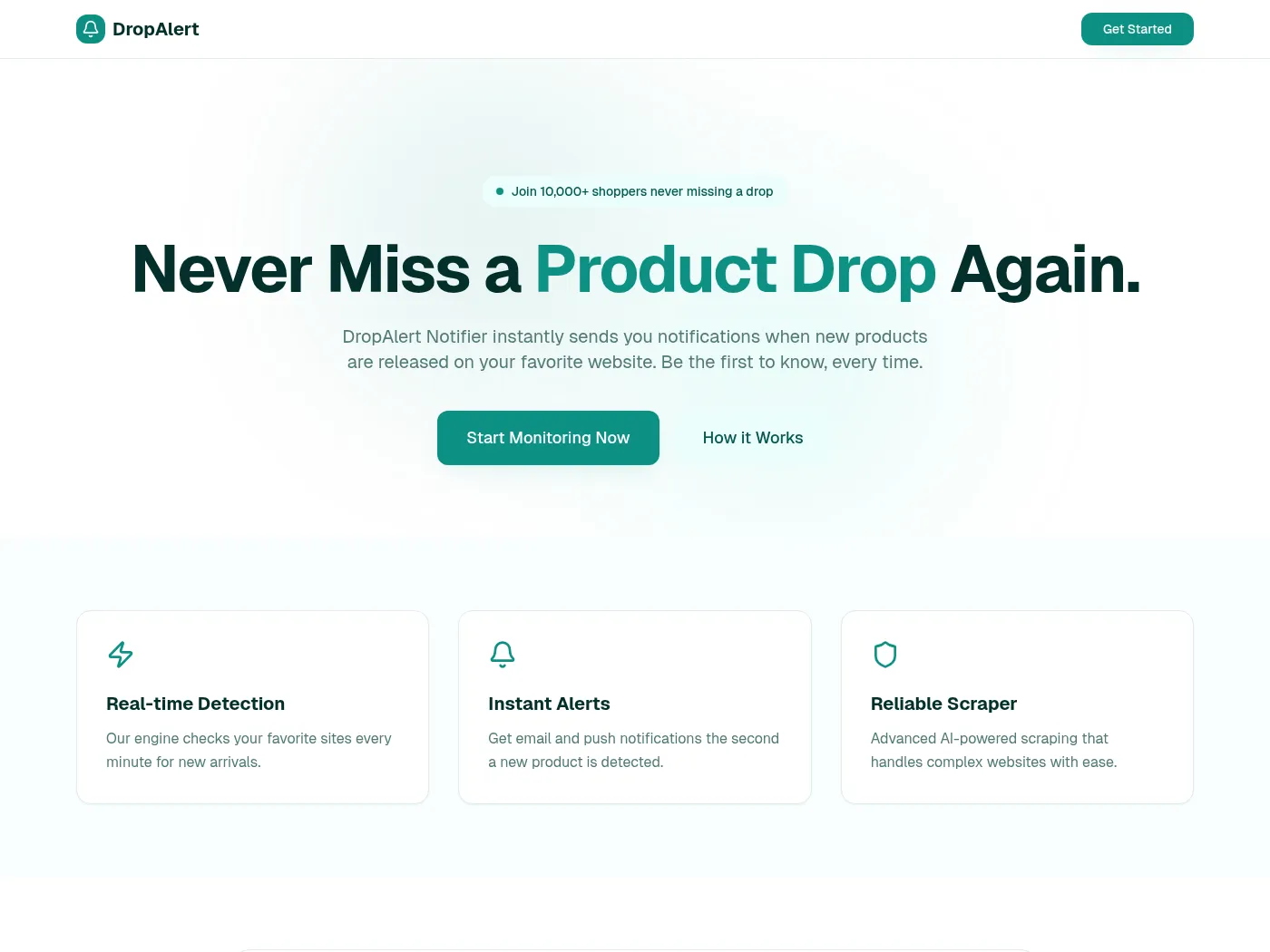 DropAlert Notifier