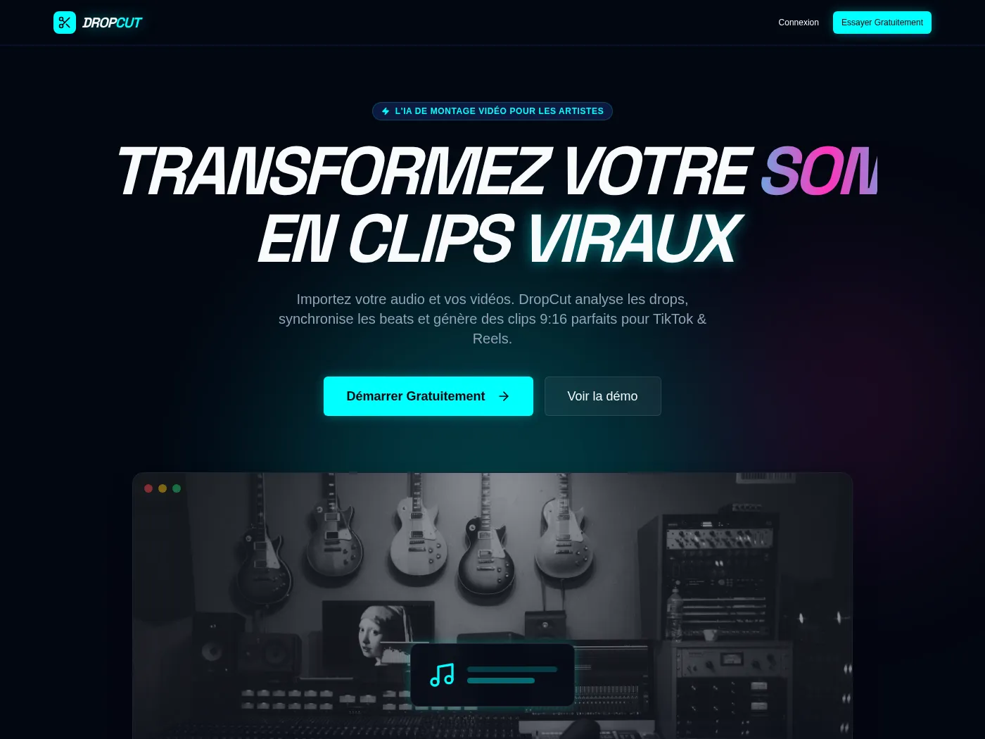 DropCut AI Clips