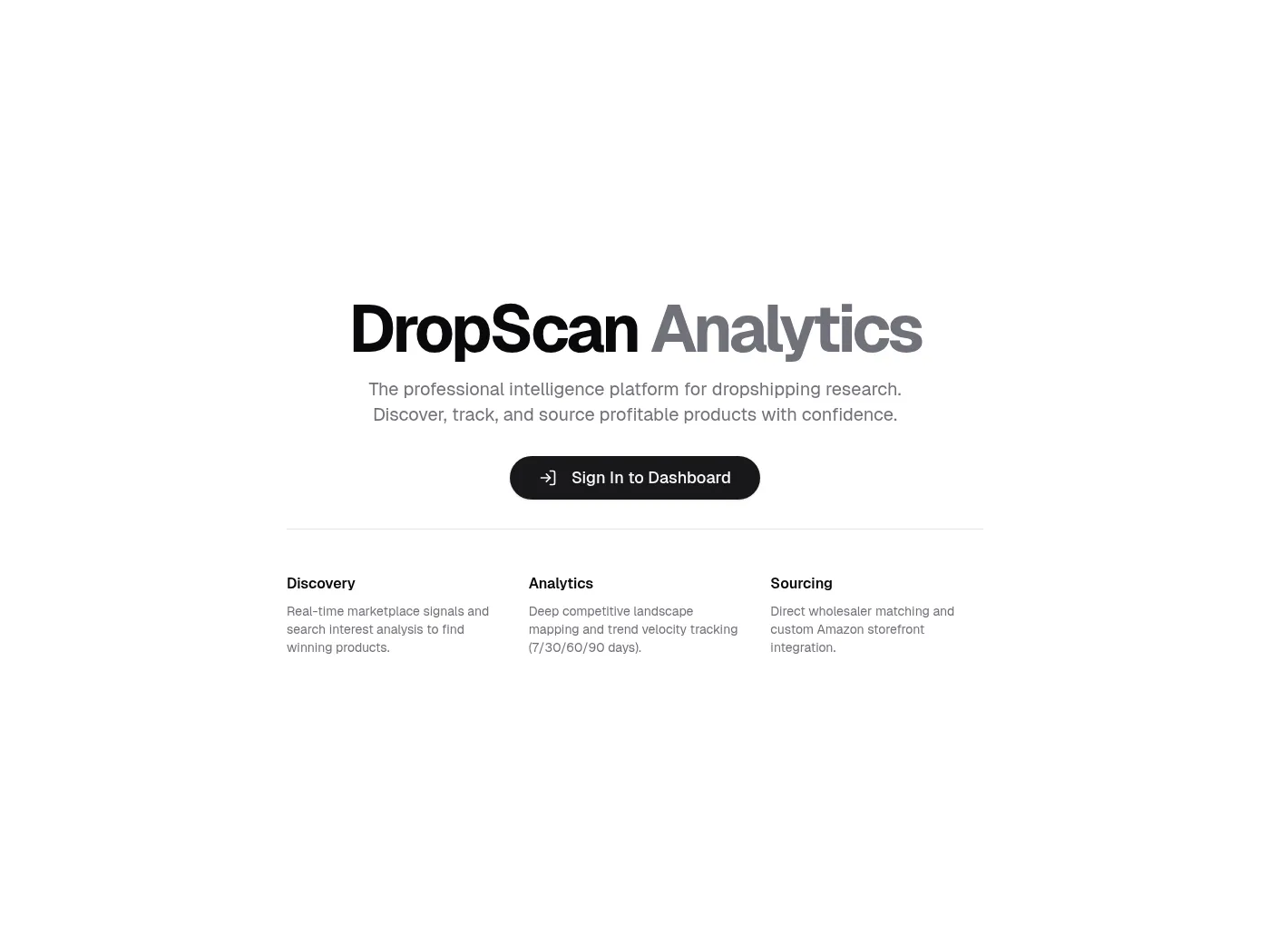 DropScan Analytics