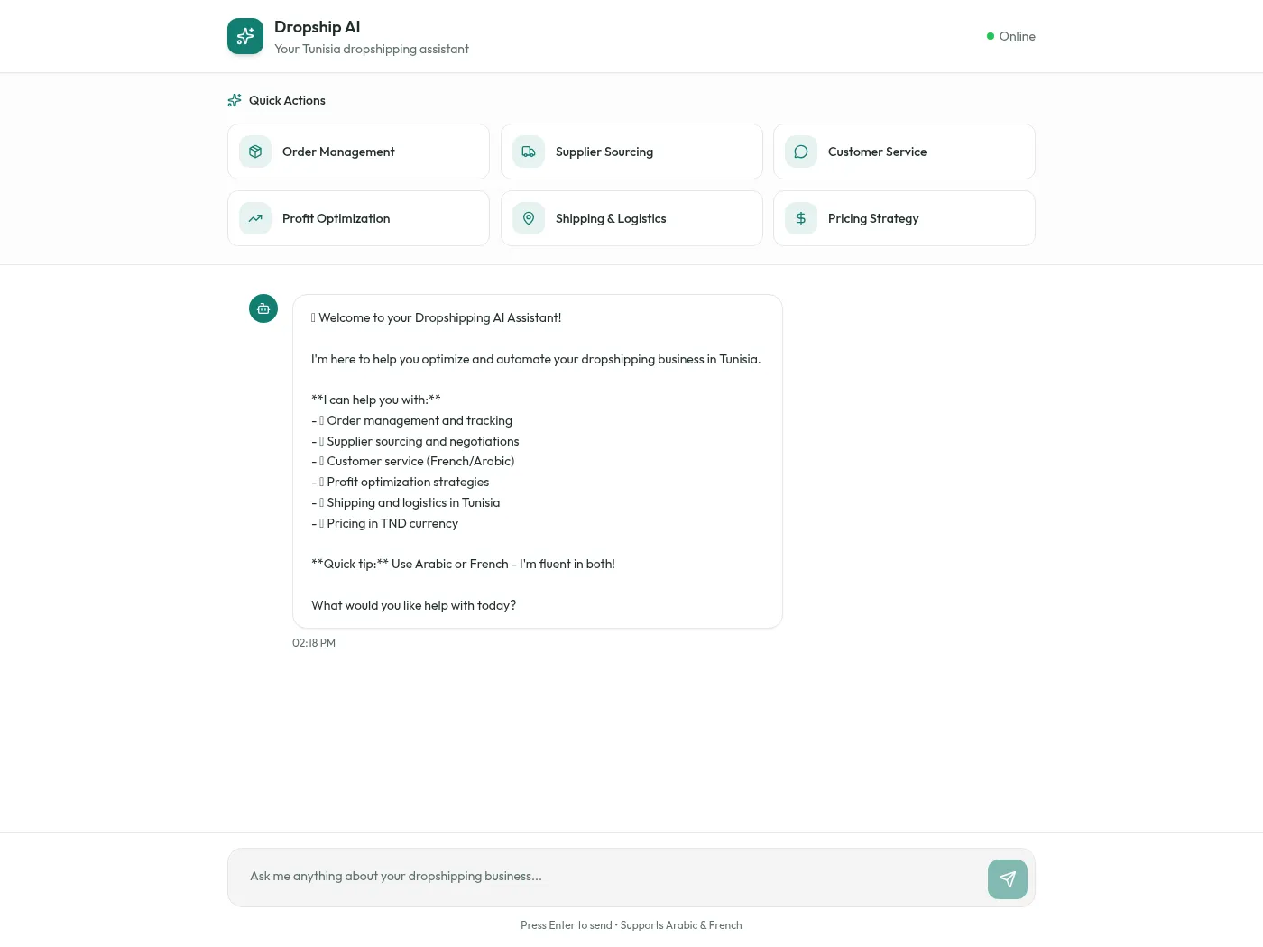 Dropship AI Agent