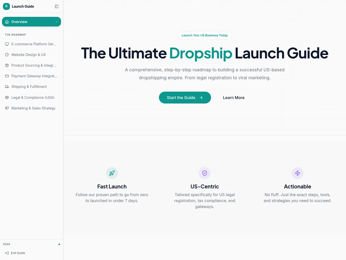 Dropship Launch Guide