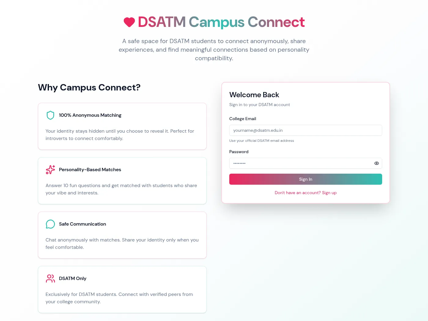 DSATM Campus Connect