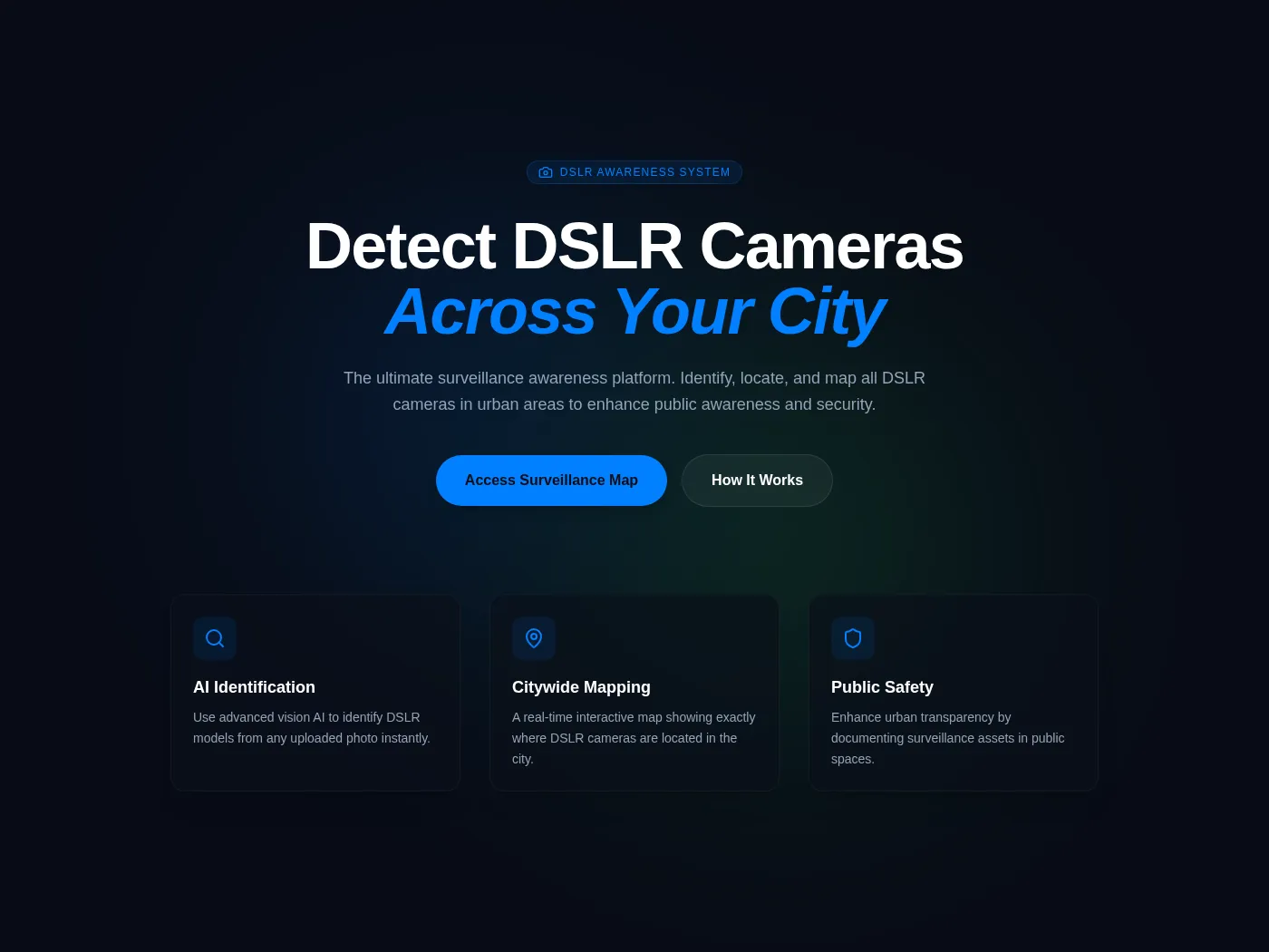 Citywide DSLR Detector