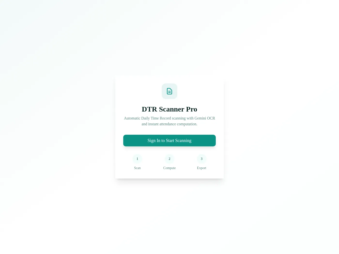 DTR Scanner Pro