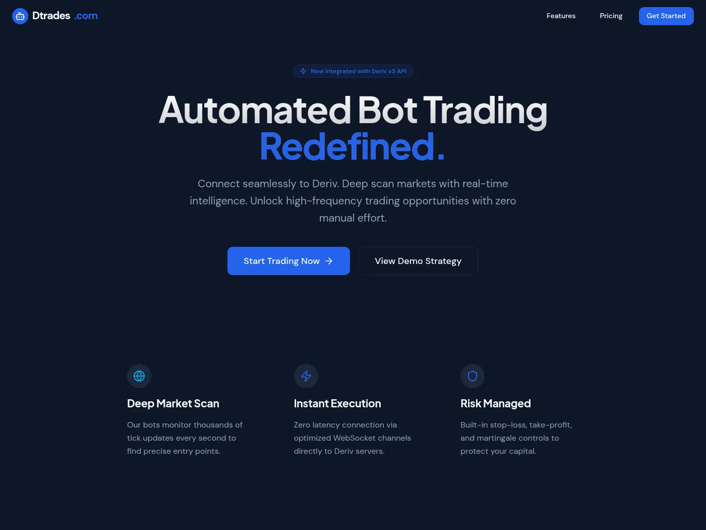 Dtrades Automated Bot