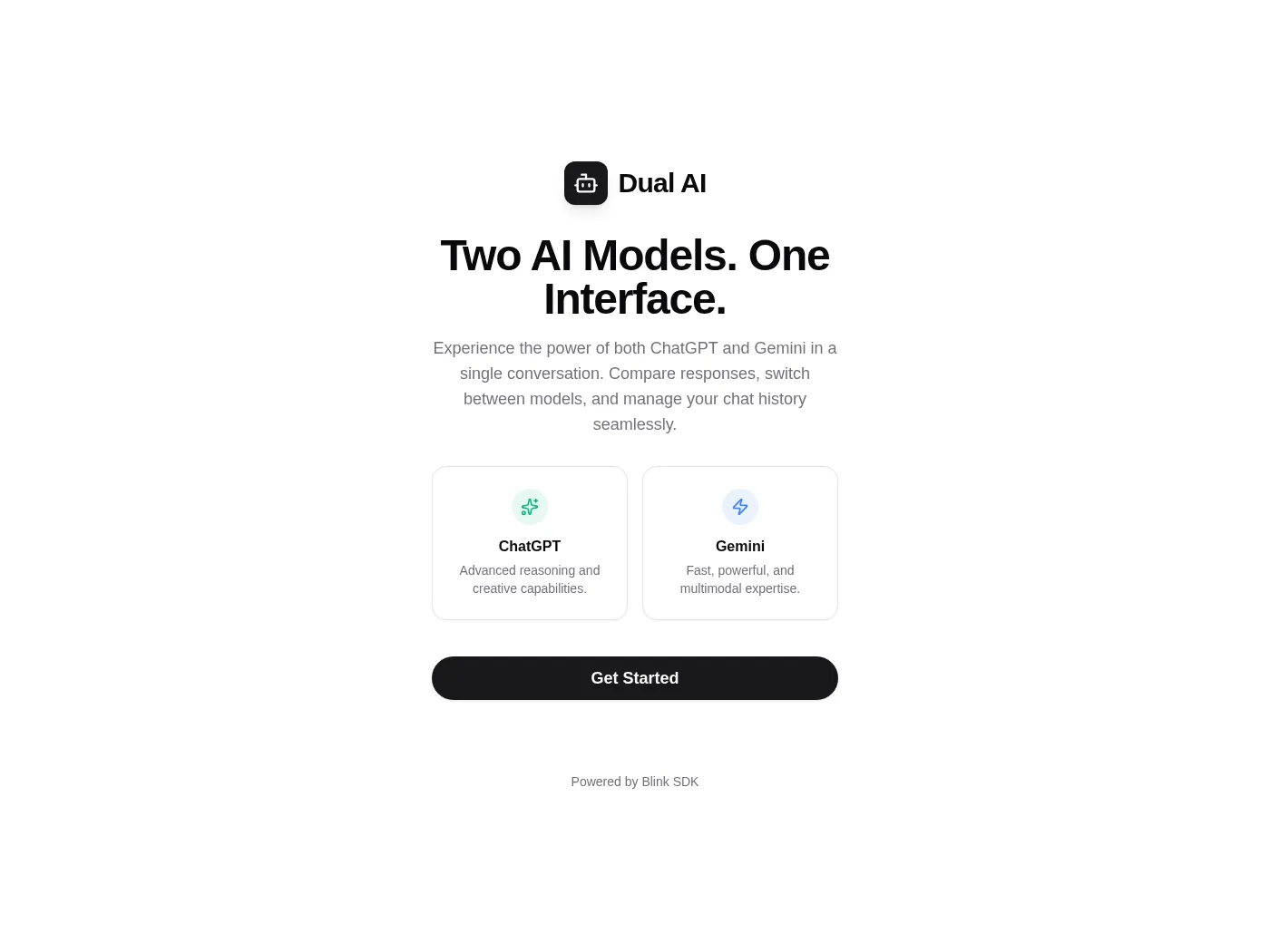Dual AI Chatbot